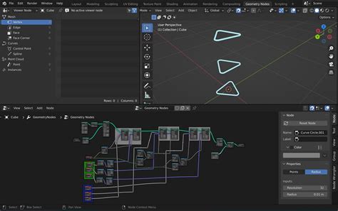 geometry nodes connect multple curves by a mesh modeling blender
