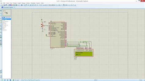 adc with lcd interfacing with pic16f877a simulation in proteus youtube