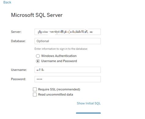 why i cannot connect mssql on aws from tableau server 2020 3 2