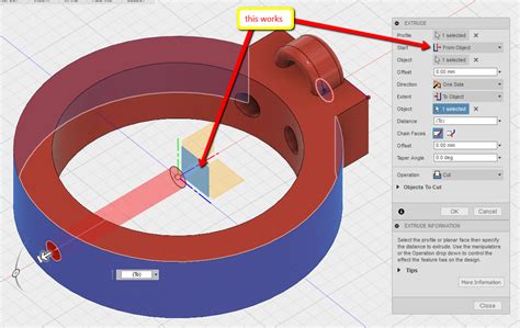 solved unable to select cylinder for inner threads autodesk community