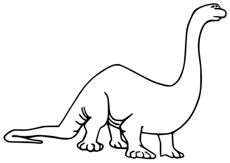 Dibujos De Brontosaurio Fácil Para Colorear Para Colorear Pintar E