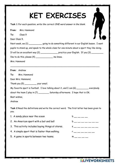 Ket Exercises Interactive Worksheet Live Worksheets
