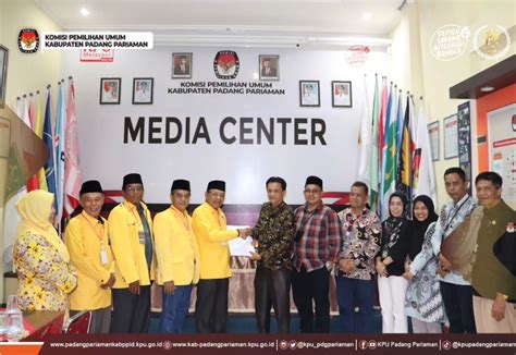 Pastikan Lengkap 100 Persen Caleg Golkar Padang Pariaman Targetkan