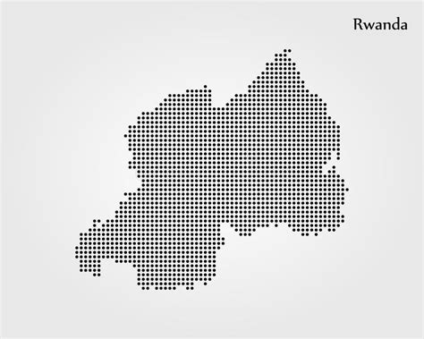 Map Of Rwanda Vector Illustration World Map Stock Illustration