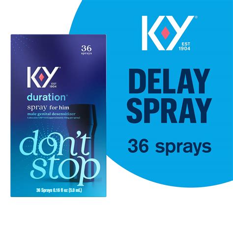 K Y Duration Male Genital Desensitizer Spray 36 Sprays 0 16 Oz