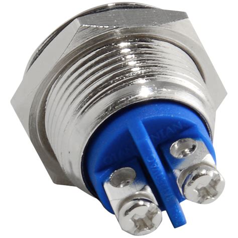 momentary push button starter switch boat horn stainless steel metal