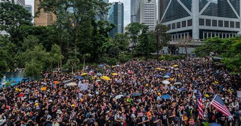 Hong Kong Protest Police Fire Tear Gas For 2nd Straight Day As