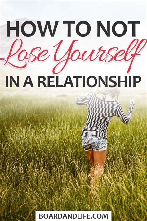 How To Not Lose Yourself In A Relationship Relationship Marriage