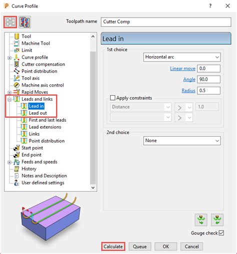 this toolpath is not suitable at present for output to a machine tool
