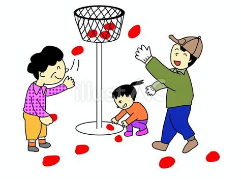 町内運動会玉入れイラスト No 24273666｜無料イラスト・フリー素材なら「イラストac」