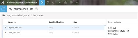 solved importing data with slightly differing schema s3 connection