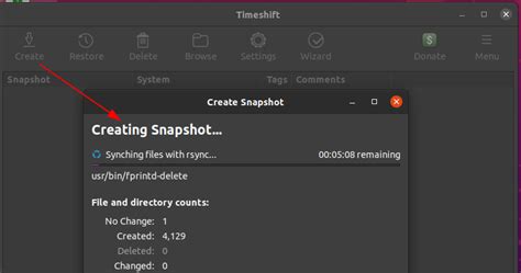 how to backup and restore linux system with timeshift ostechnix