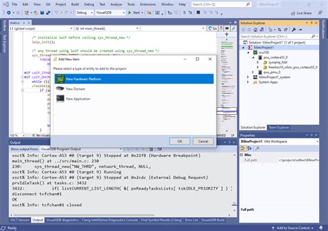 developing xilinx vitis projects with visualgdb visualgdb tutorials