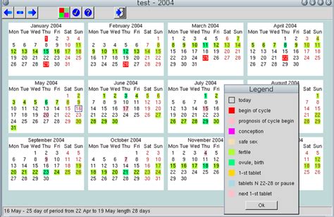 cycle calendar program for women hacking with care