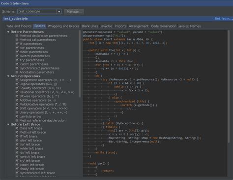 milestones how to make you own code formatting style with intellij idea
