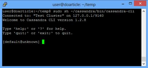 how to install cassandra and run a single node cluster on a ubuntu vps