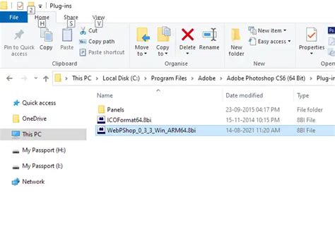 how to open webp in photoshop reveal that