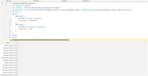 solved error the expression refers to multiple columns