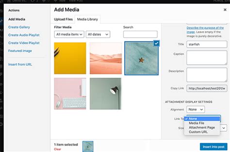how to automatically remove default image links in wordpress