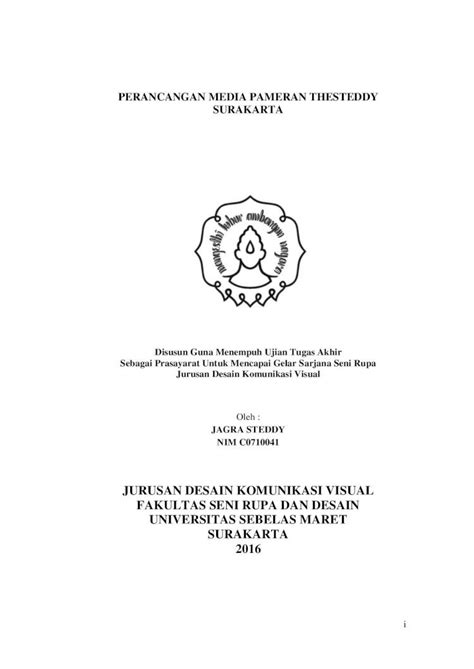 Pdf Jurusan Desain Komunikasi Visual Fakultas Seni … · Perancangan