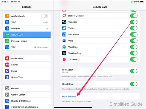 How To Reset Cellular Data Usage On Iphone And Ipad