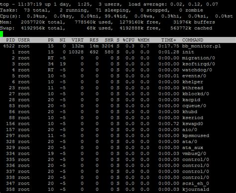 understanding the top command on linux linuxaria