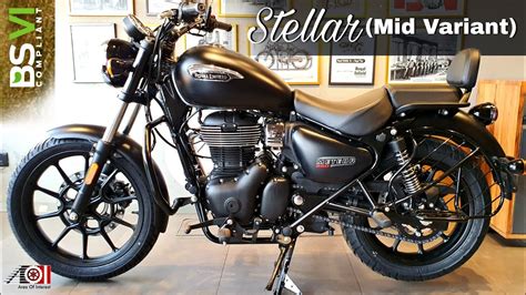 New Royal Enfield Meteor 350 Stellar Black Bs6 On Road Price