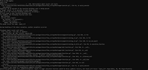 symbolicexception inputs to eager execution function cannot be keras