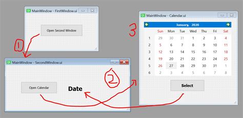 python how to work with multiple windows in pyqt5 passing values
