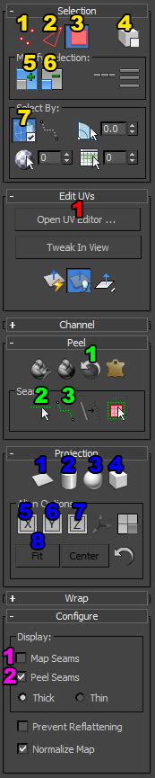 unwrap uvw modifier 3d modelling for programmers