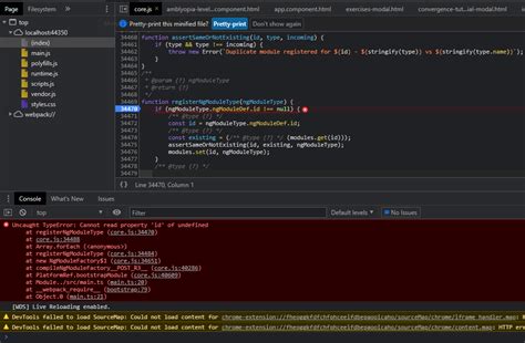 npm ngmoduletype ngmoduledef id is undefined angular 8 issue when