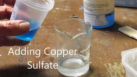 Reaction Of Sodium Hydroxide And Copper Sulfate Youtube