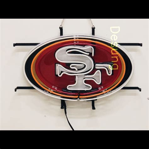 New San Francisco 49ers Light Neon Sign With Hd Vivid Printing Technol