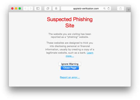 Clever Phishing Scam Targets Your Apple Id And Password The Mac