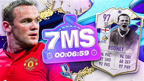 Cover Star Icon Wayne Rooney 7 Minute Squad Builder Youtube
