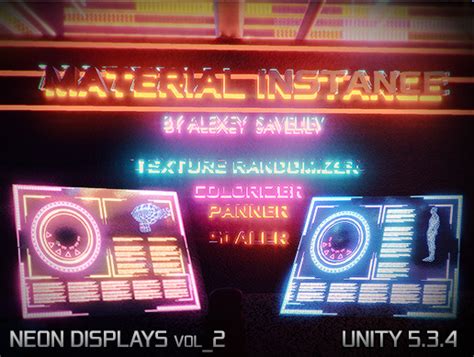 neon glow displays vol 2 game assets for unity and