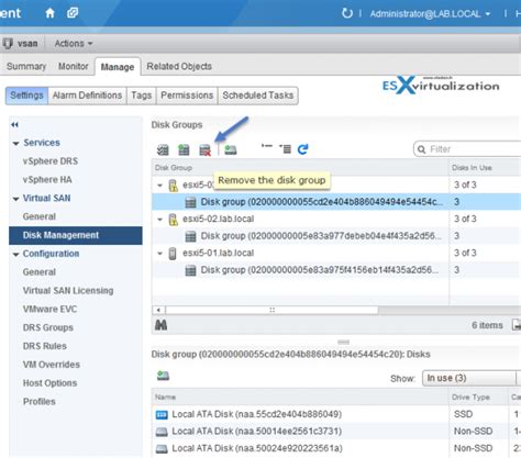 how to delete vsan datastore lab time esx virtualization