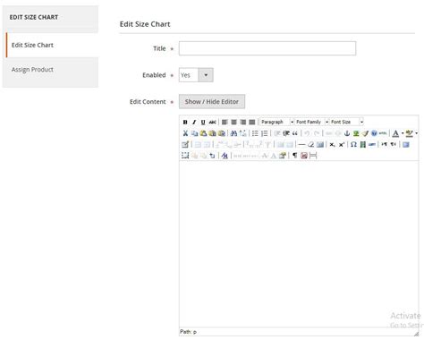magento 2 size chart extension size guides popup templates