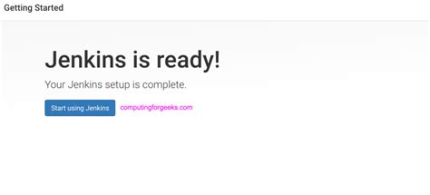 how to install jenkins on rocky linux 8 computingforgeeks