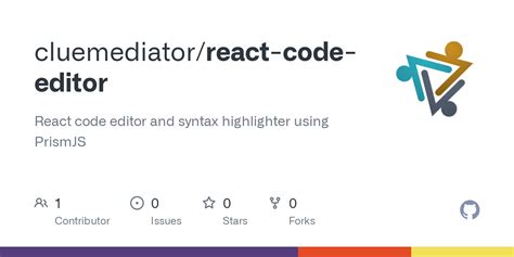 github cluemediator react code editor react code editor and syntax