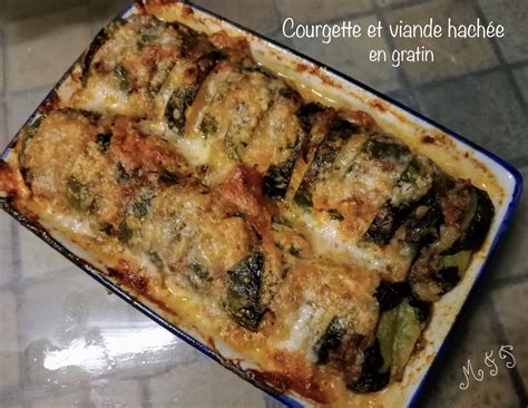 Courgette Et Viande Hachée En Gratin Recette Cookeo