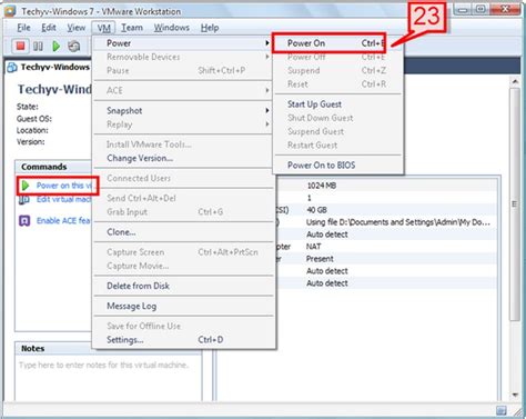 how to create virtual machine with vmware workstation