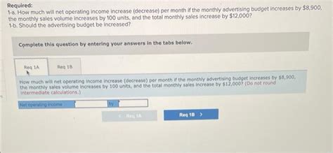 [solved] Required 1 A How Much Will Net Operating Income