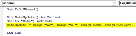 vba ubound how to use excel vba ubound function examples