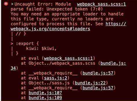 html i am trying to import sass variables into my javascript file