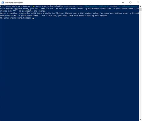 how to encrypt an azure virtual machine scale sets vmss