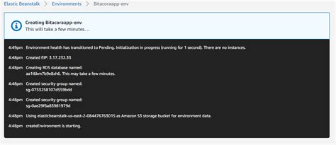 aws elastic beanstalk how to deploy a testing environment with an rds