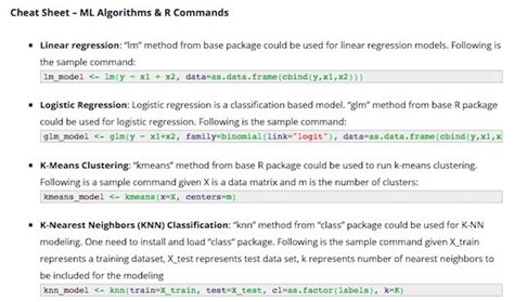 r machine learning cheat sheet quantum computing