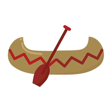 Premium Vector Canoe Icon Clipart Avatar Logotype Isolated Vector