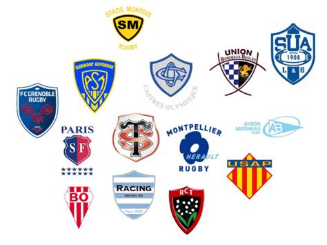 equipe pro d2 et top 14 fédération de rugby